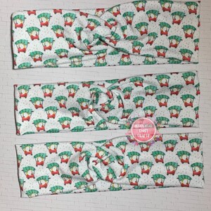 Holiday headbands Christmas & winter knotted headbands | Etsy