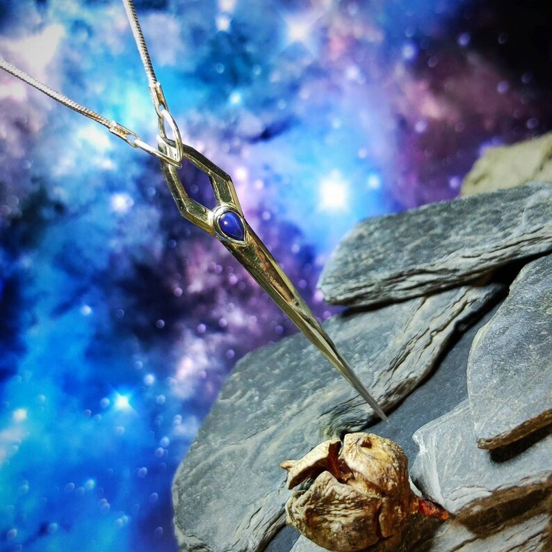 Forged Star, Silver and Blue Star Sapphire: "shaula" of Scorpio - Etsy