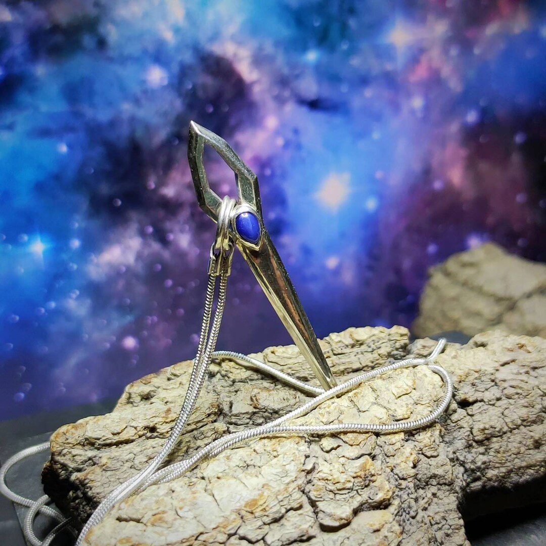 Forged Star, Silver and Blue Star Sapphire: shaula of Scorpio - Etsy
