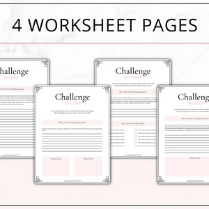 Challenge Template, Lead Magnet, Workbook Template, Freebie, Canva ...