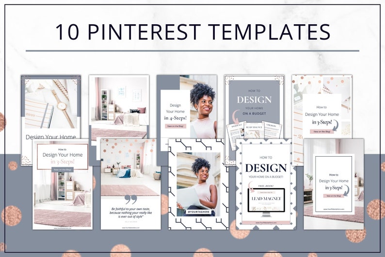 Pinterest Templates Pinterest Templates Canva Instagram - Etsy