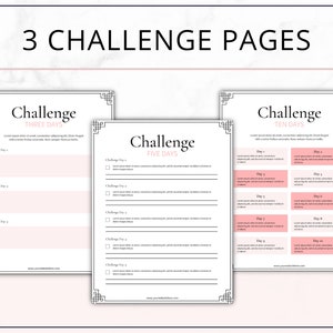 Challenge Template, Lead Magnet, Workbook Template, Freebie, Canva ...