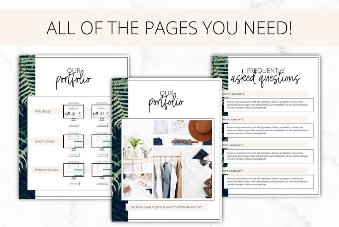 Canva Pricing and Services Templates Fresh New Client Packs | Etsy