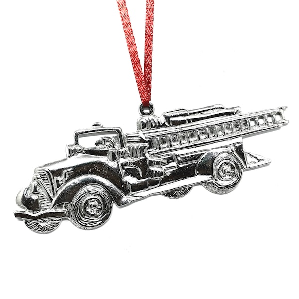 Fire Truck Ornament - Etsy