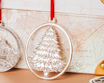 Silver Button Ornament, Button Art, Handmade Decor, Cottagecore ...