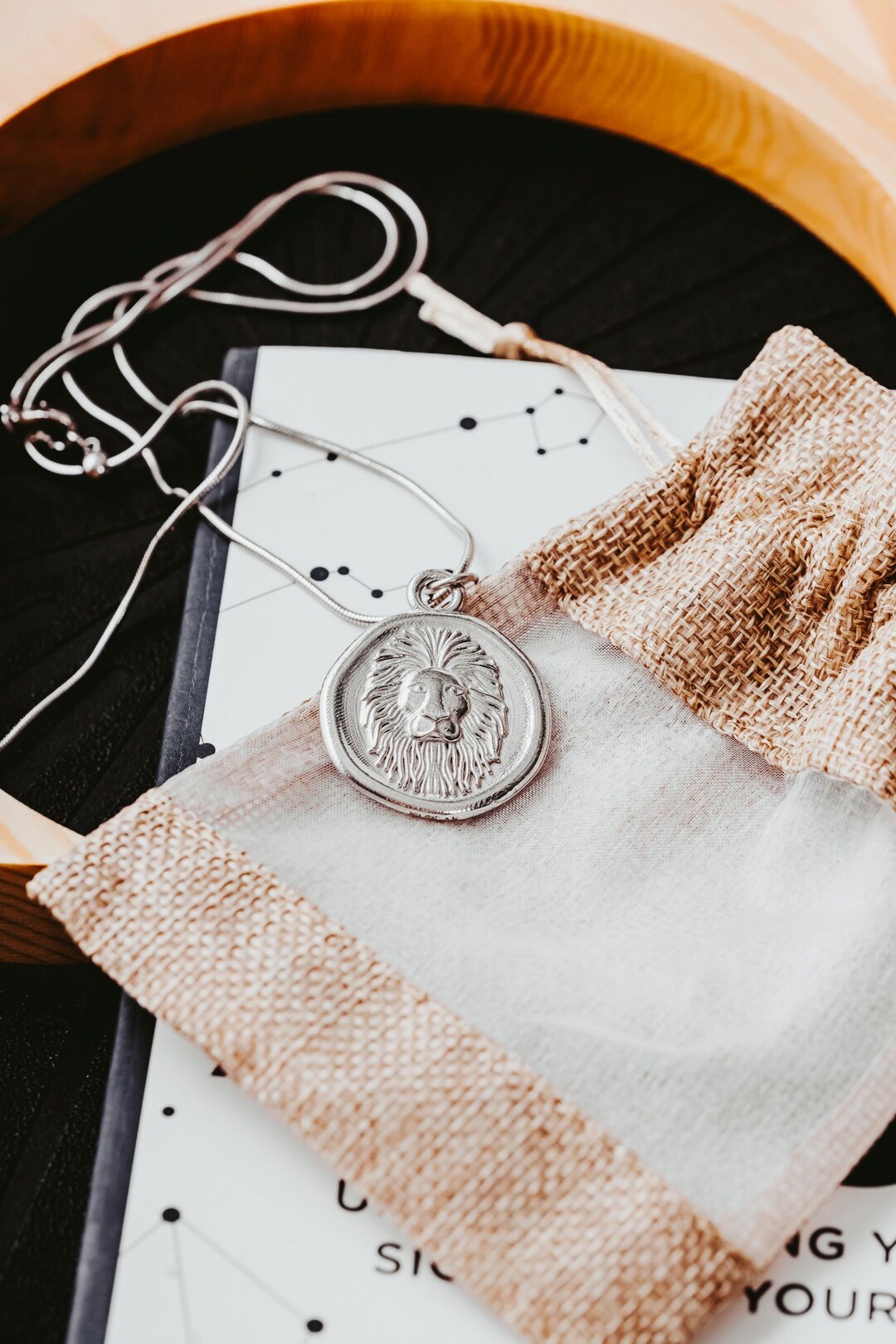 Zodiac Necklace, Reversable Pendant, Zodiac Jewelry, Constellation ...