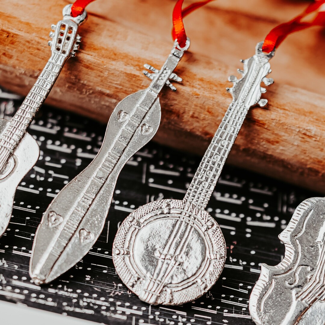 Banjo Ornament, Dulcimer Ornament, Country Music Ornaments, Appalachian ...