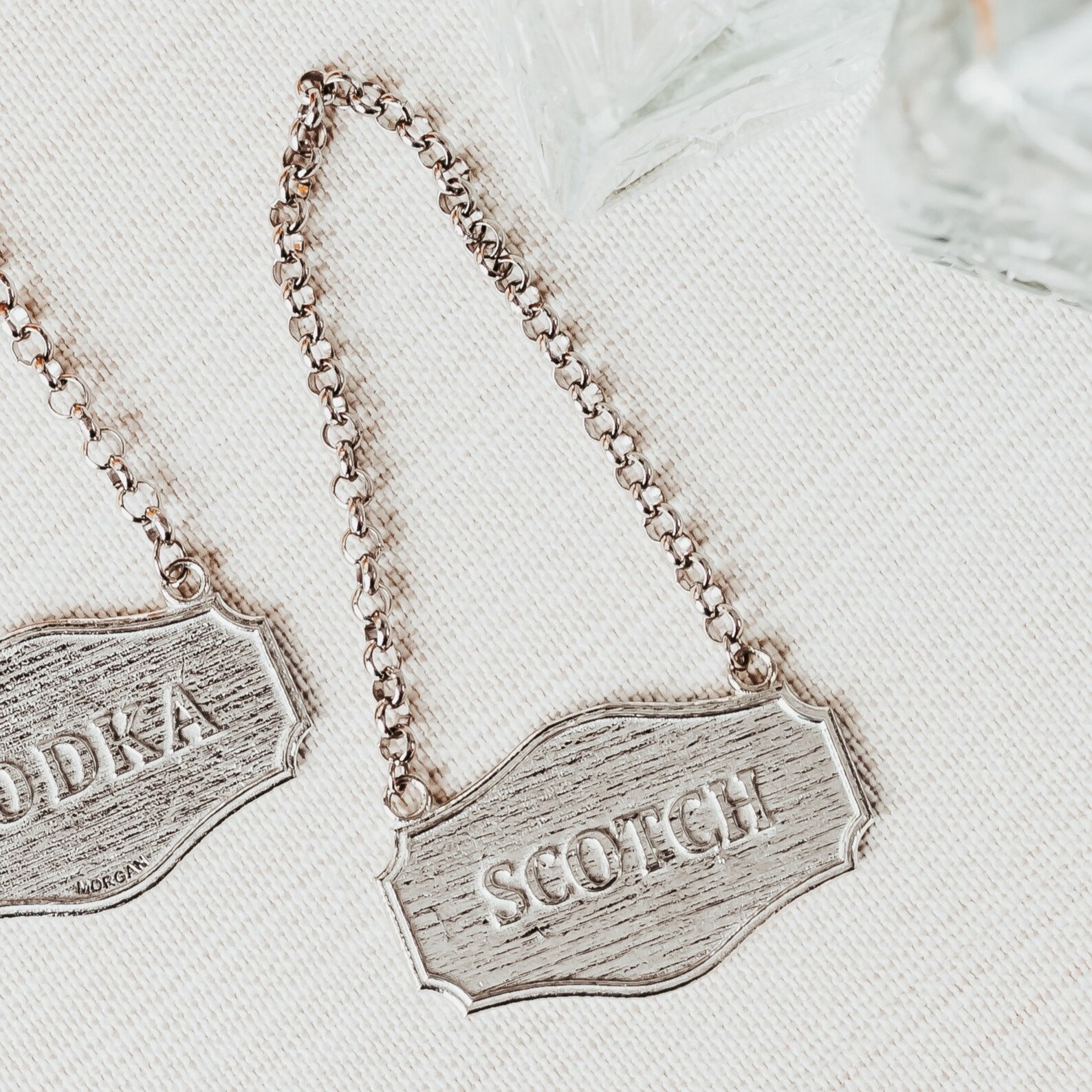 Pewter Decanter Tags, Bar Gift Set, Decanter Tags, Liquor Tags, - Etsy