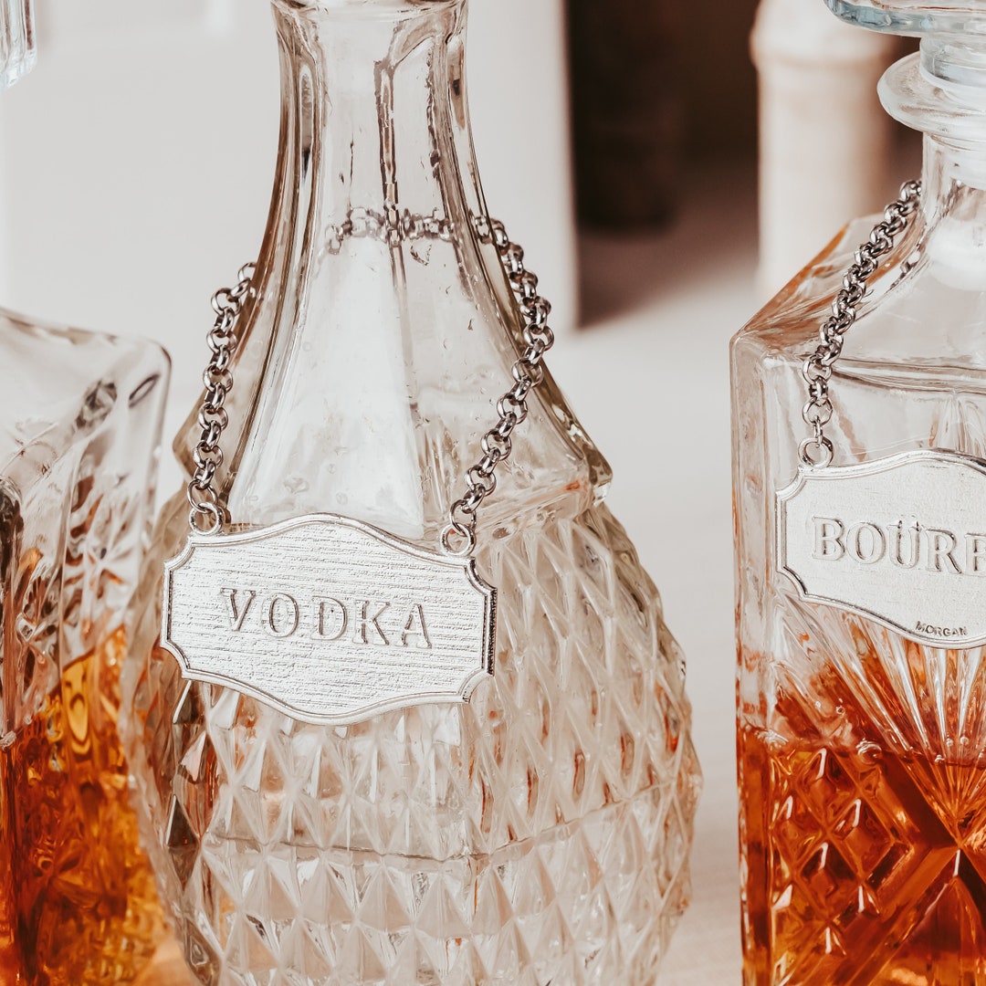 Vodka Label, Pewter Decanter Tag, Vodka Gift, Vodka, Vodka Liquior ...