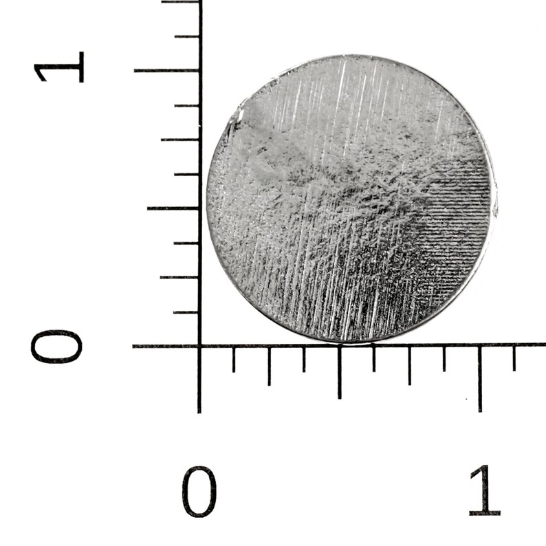 Circle Pewter Stamping Blank: DIY Metal Supplies, Made in USA - Etsy