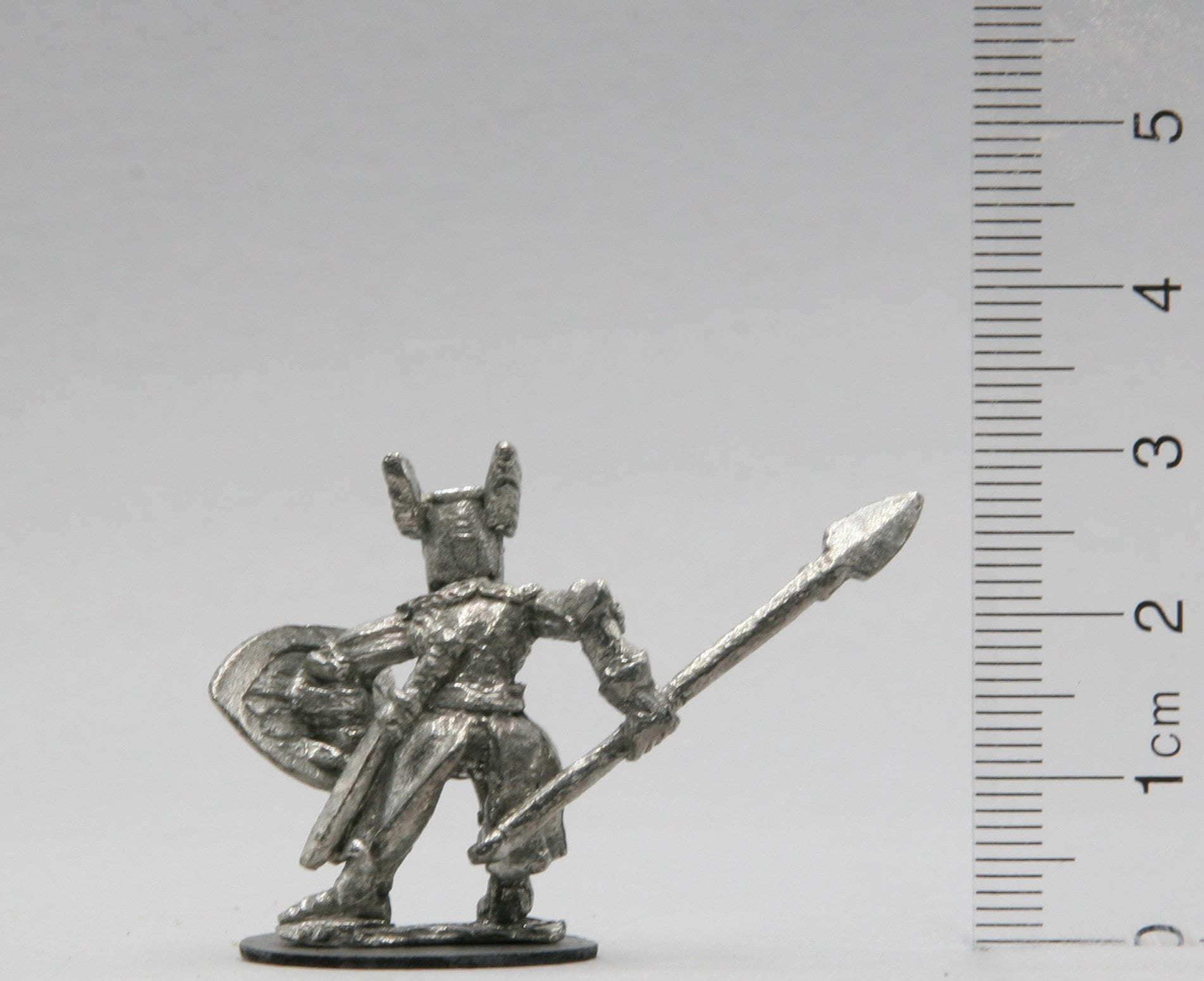 Fighter chainmail with spear and shield unpainted mini 28mm | Etsy