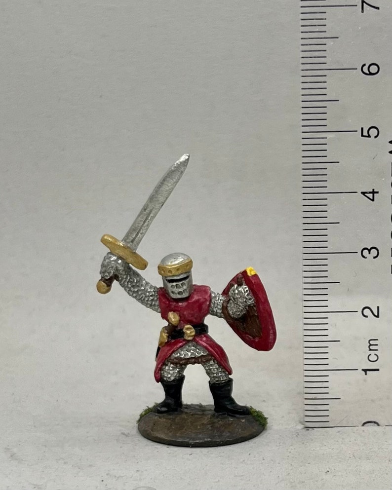 28mm Fighter With Rounded Helm and Sword - Etsy