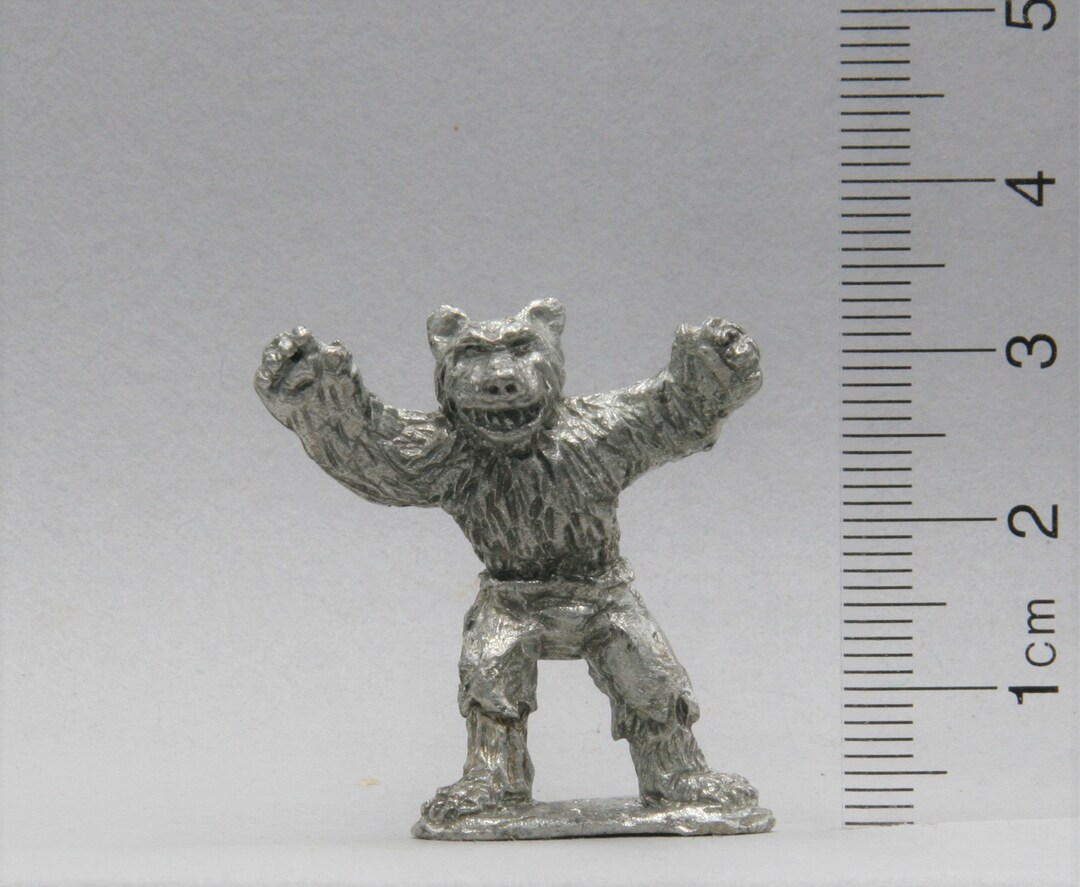 Werebear Unpainted Mini, 28mm Scale,tabletop RPG Miniature, D&D ...