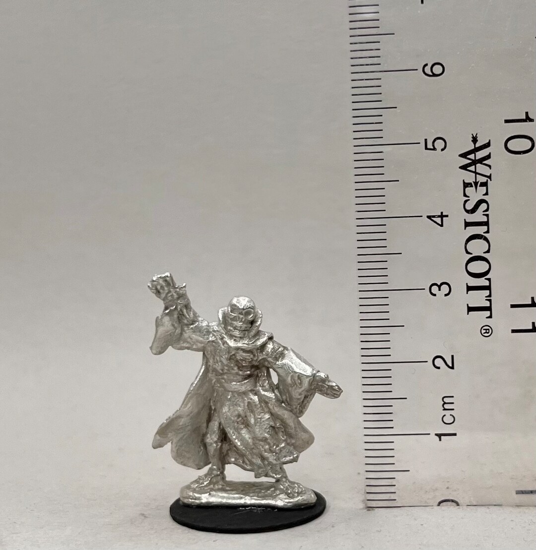 Lich Unpainted Mini, 28mm Scale,tabletop RPG Miniature, D&D Figurines ...