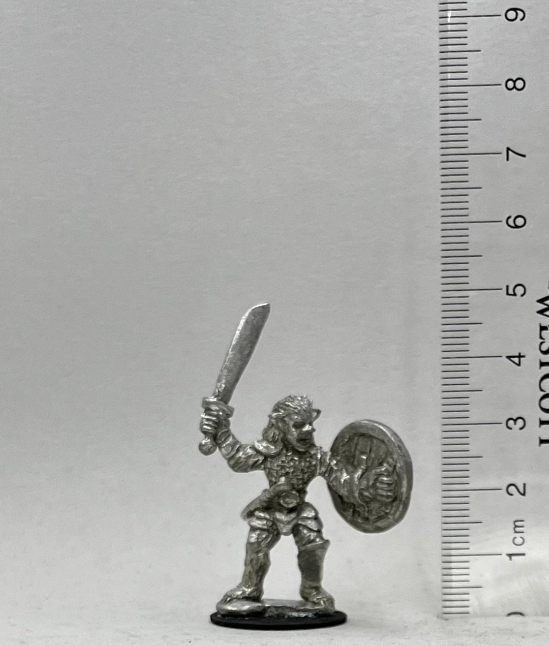 Bugbear With Sword and Shield Unpainted Mini, 28mm Scale,tabletop RPG ...