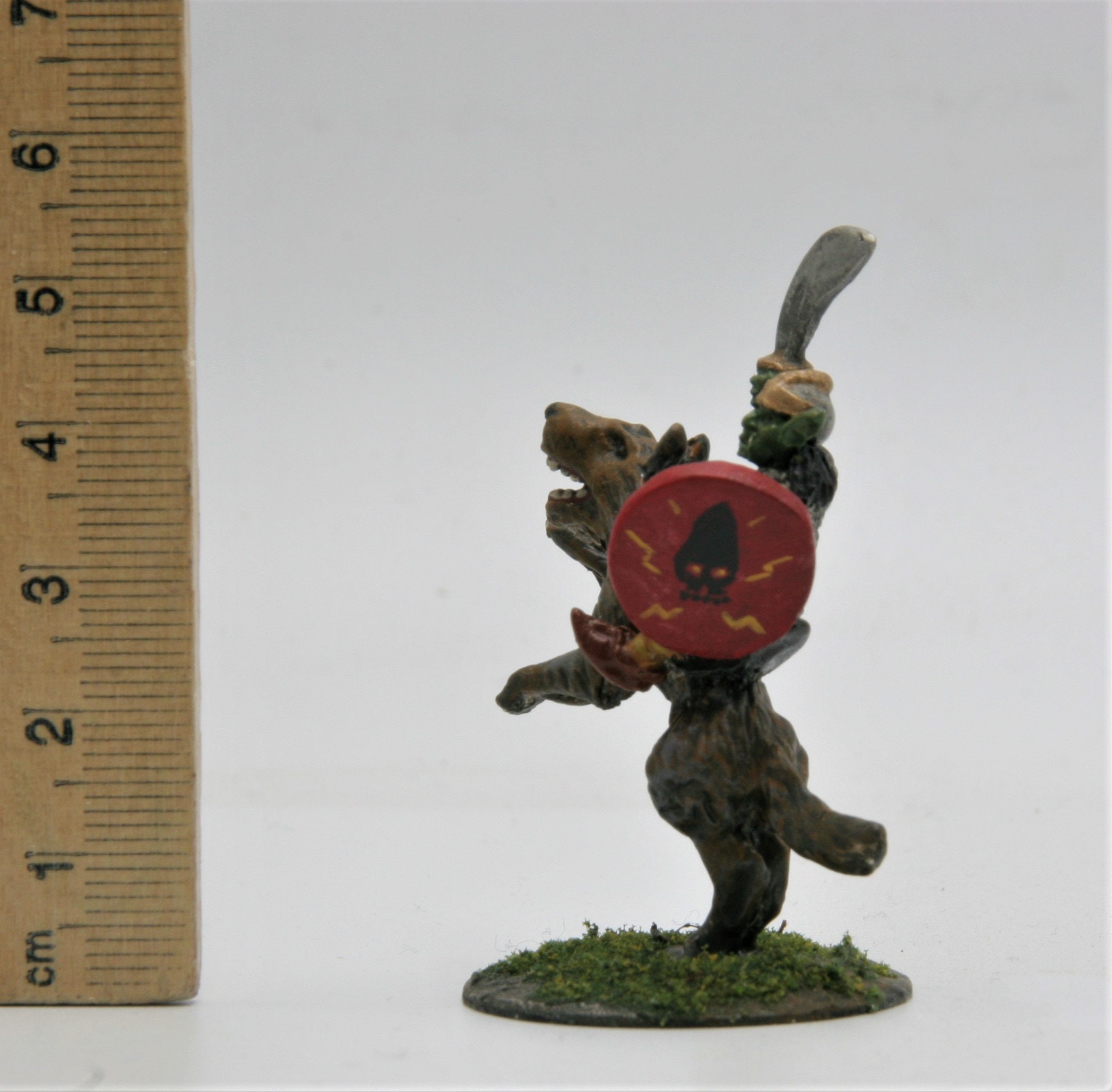 Goblin on Giant Wolf mini 28mm scaletabletop RPG miniature | Etsy