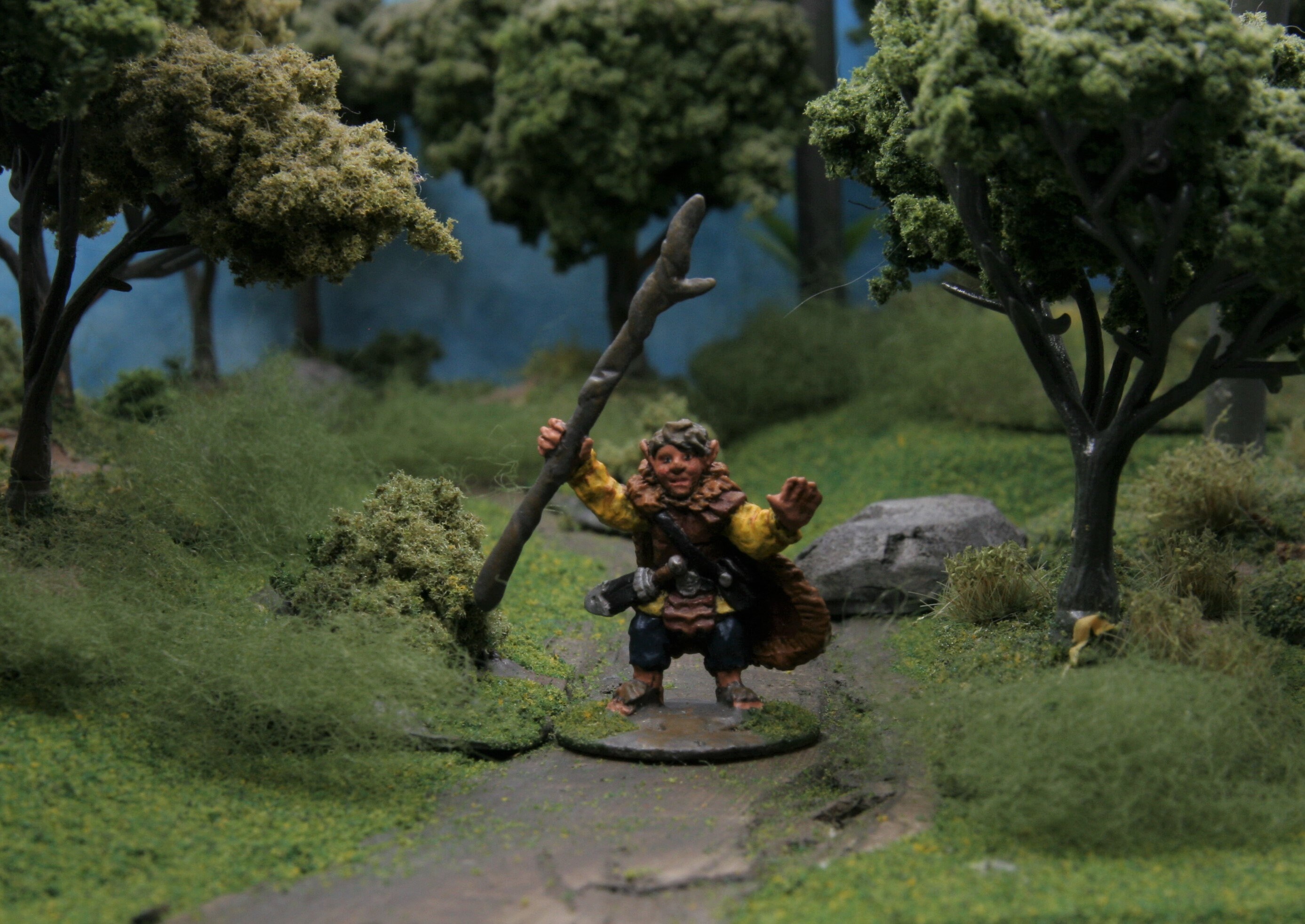 Halfling Druid mini 28mm scaletabletop RPG miniature D&D | Etsy