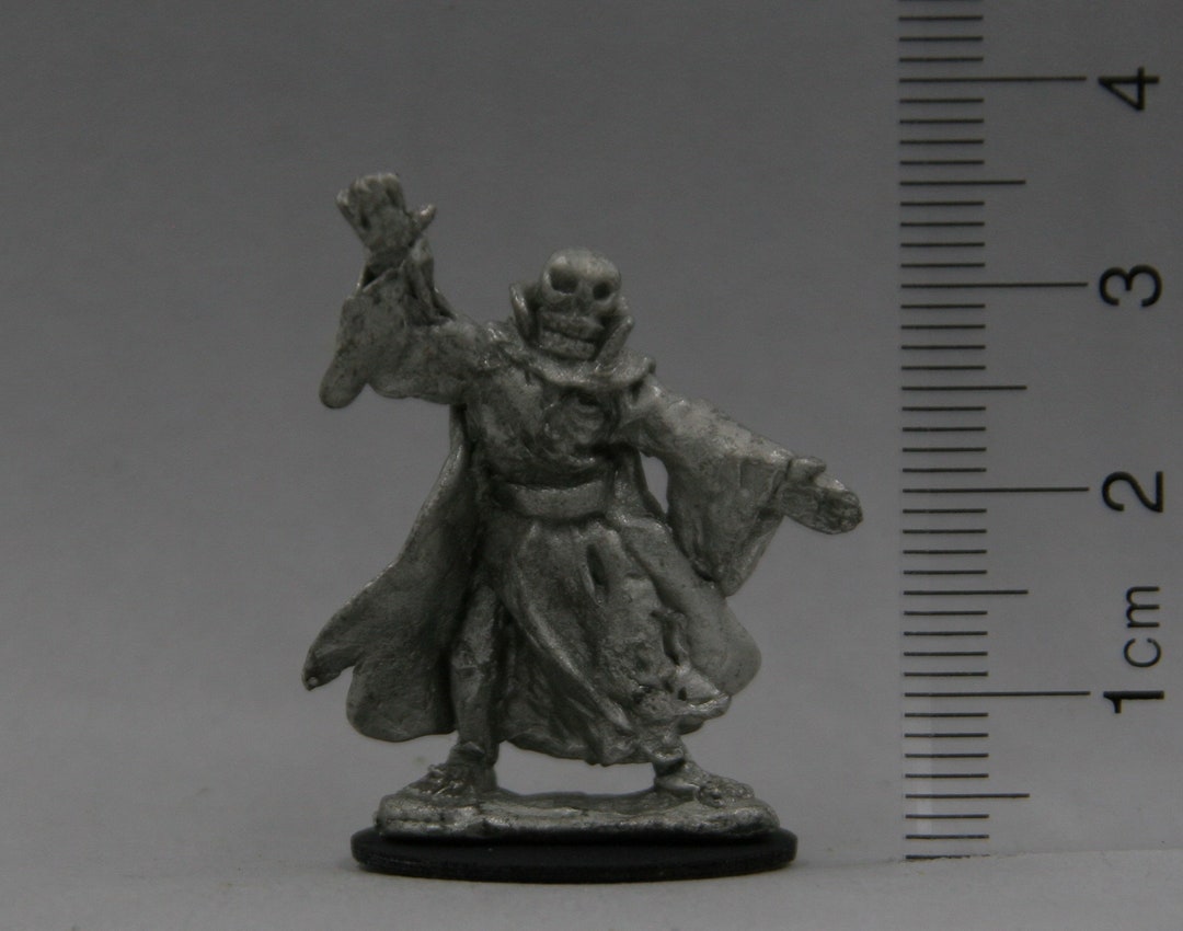 Lich Unpainted Mini, 28mm Scale,tabletop RPG Miniature, D&D Figurines ...