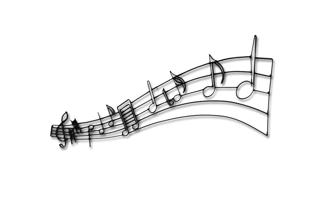 Musical Notes Metal Wall Décor and Wall Sculpture - Etsy