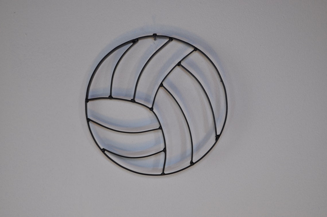 Volleyball Ball Metal Wall Décor and Wall Sculpture - Etsy