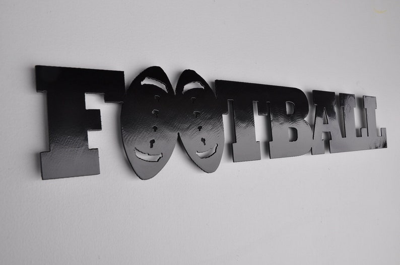 Football Word Metal Sign and Wall Decor - Etsy