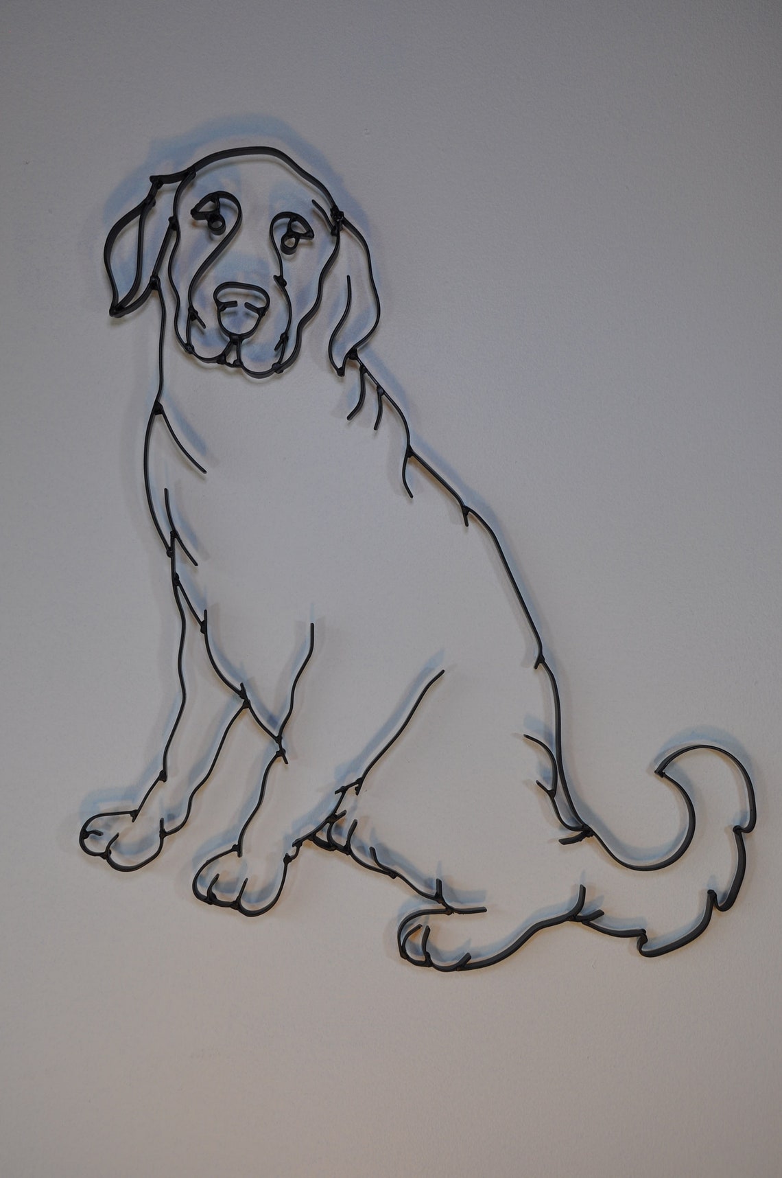 Labrador or Golden Retriever Metal Wall Décor and Sculpture | Etsy