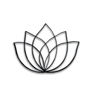 Lotus Metal Art Flower Wall Décor and Sculpture - Etsy