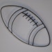 Football Ball Metal Wall Décor and Wall Sculpture - Etsy
