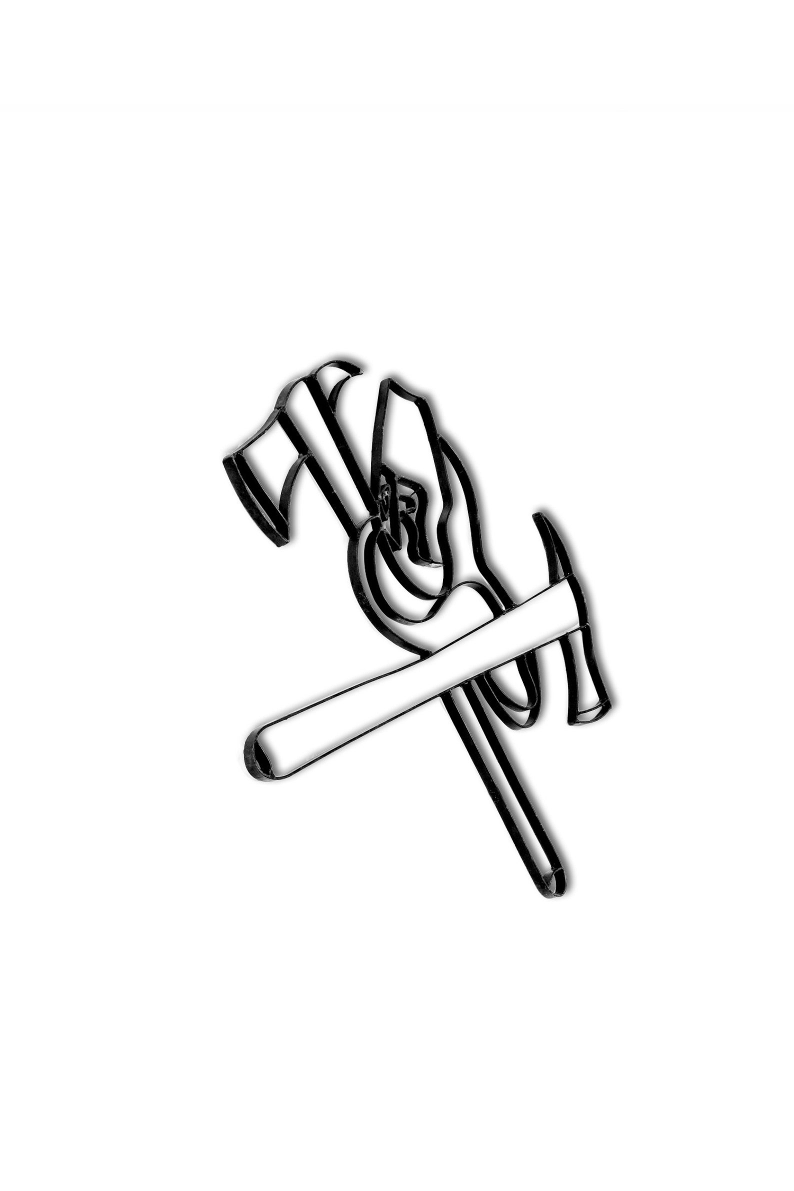 Firefighter or Fireman Symbol Metal Wall Décor and Sculpture - Etsy