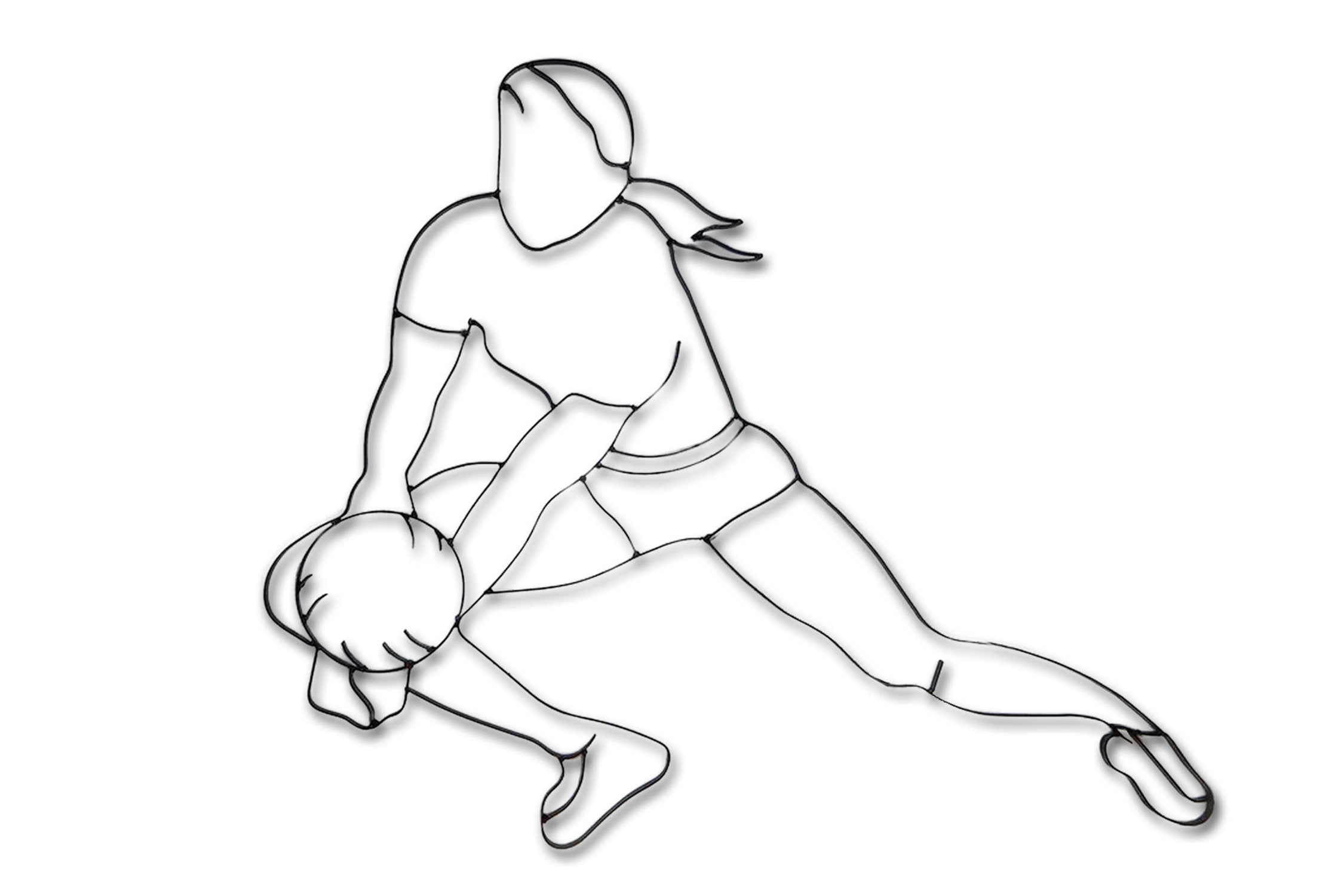 Volleyball Player Digging Metal Wall Décor and Sculpture - Etsy