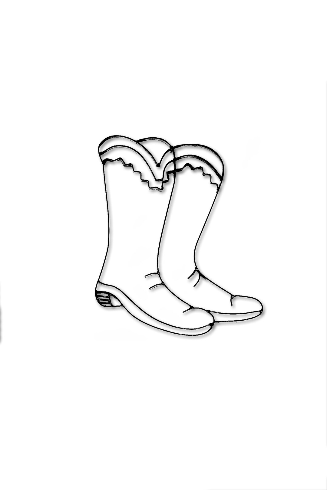 Cowboy Boots Metal Wall Art Décor and Wall Sculpture - Etsy