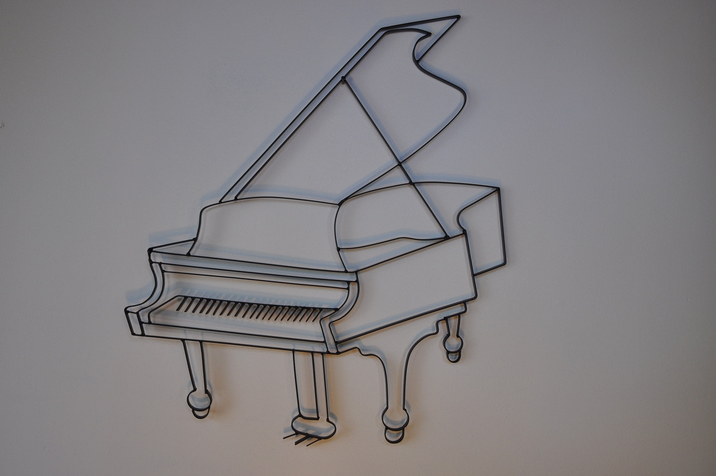 Grand Piano Metal Wall Décor and Wall Sculpture - Etsy
