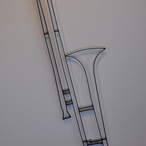 Trombone Musical Instrument Metal Wall Décor and Sculpture - Etsy