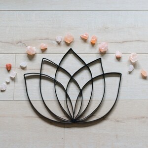 Lotus Metal Art Flower Wall Décor and Sculpture - Etsy
