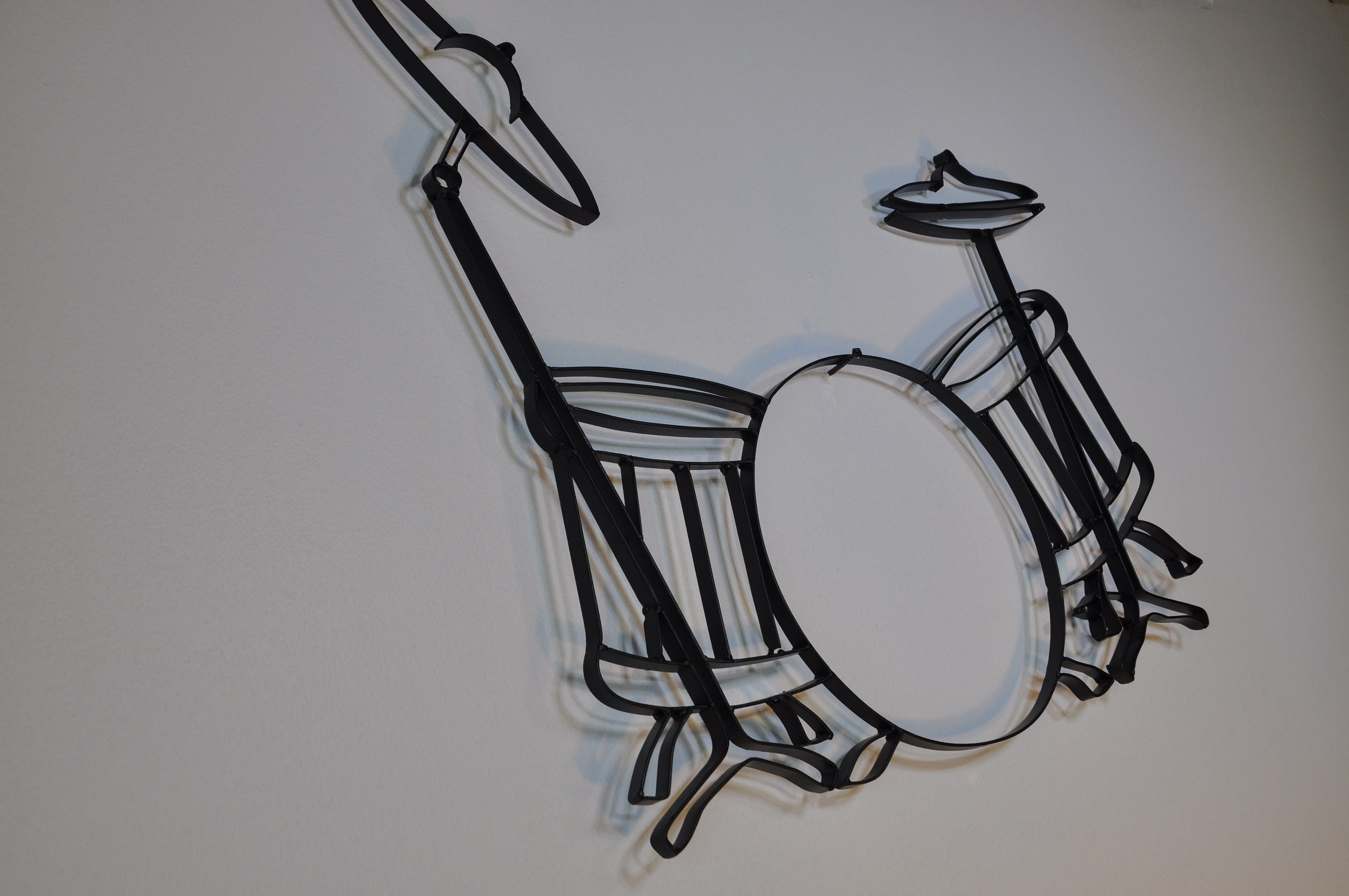 Drum Set Music Instrument Metal Wall Décor and Sculpture - Etsy