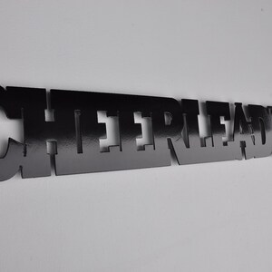 Cheerleader Word Metal Sign and Wall Decor - Etsy