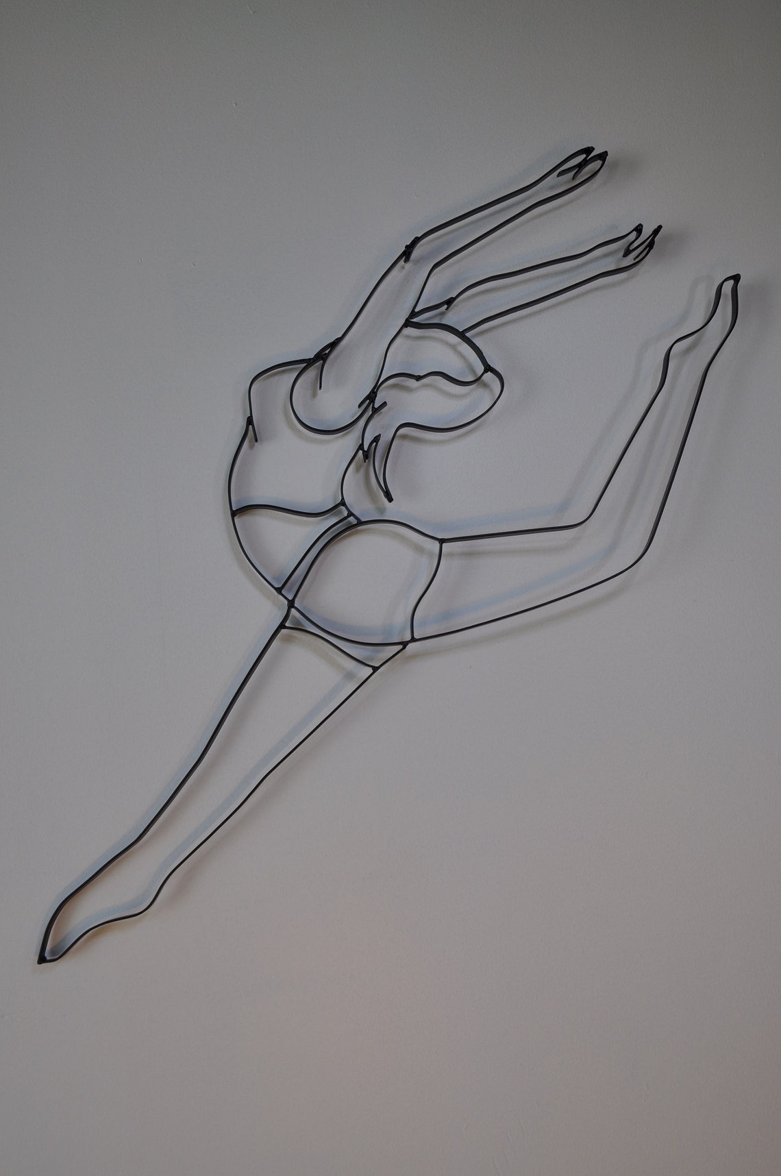 Dancer / Gymnast Metal Wall Art Décor and Sculpture | Etsy