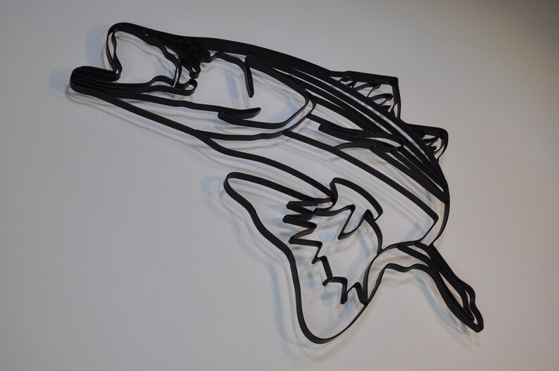 Bass Fish Metal Wall Décor and Wall Sculpture - Etsy