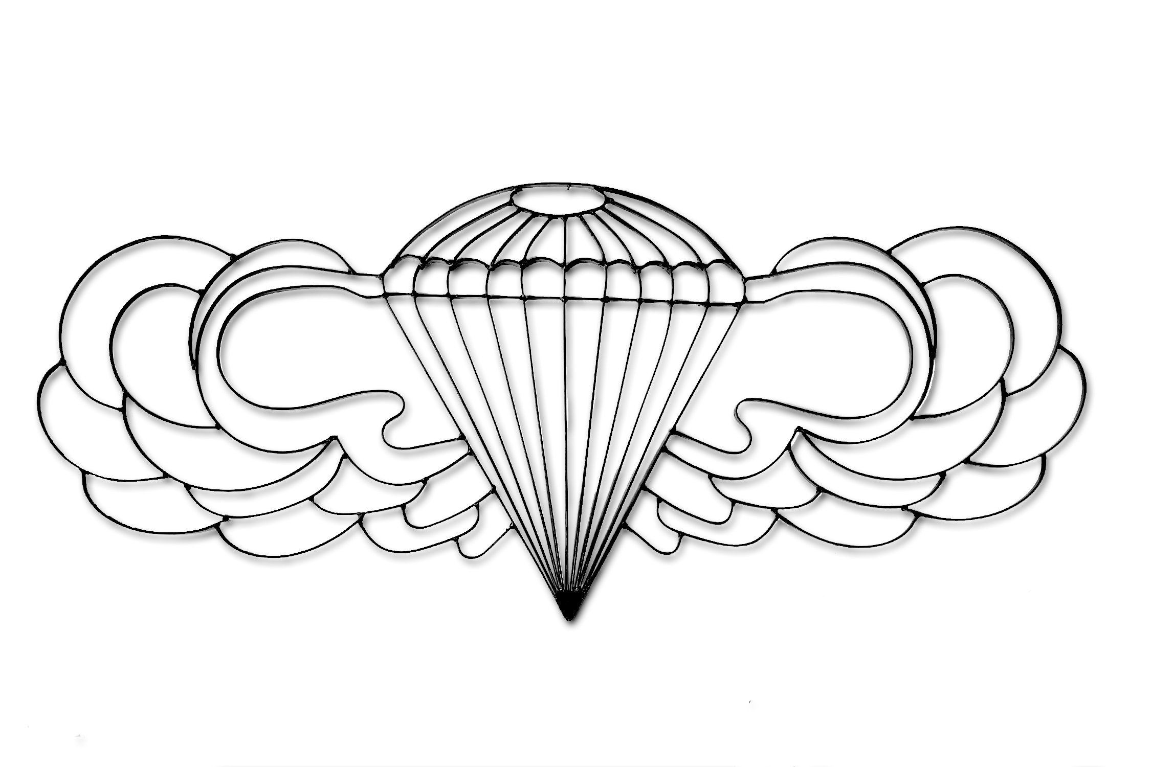 Military Airborne Symbol Metal Wall Décor and Sculpture - Etsy