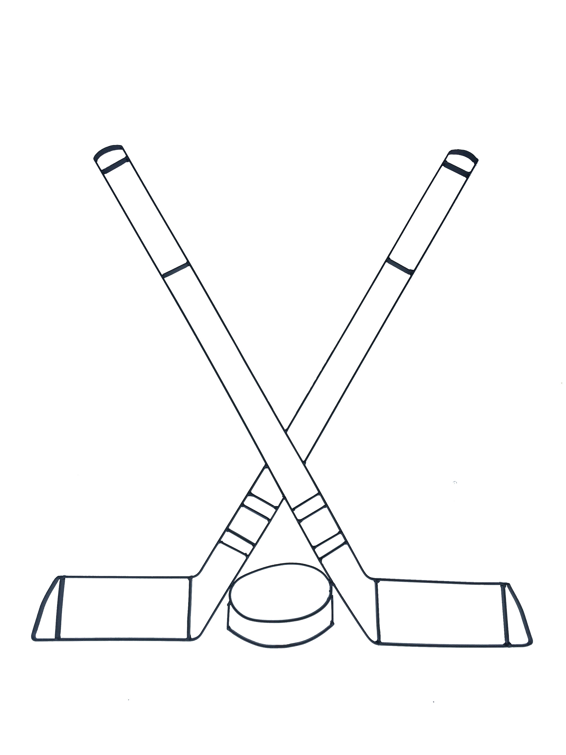 Hockey Stick Coloring Pages