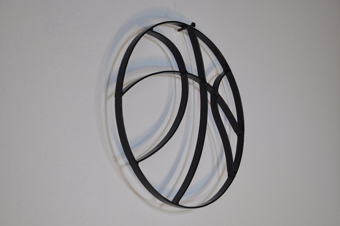 Basketball Ball Metal Wall Décor and Wall Sculpture - Etsy