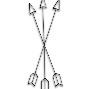 Crossed Arrows Metal Wall Decor - Etsy
