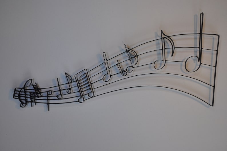 Musical Notes Metal Wall Décor and Wall Sculpture - Etsy