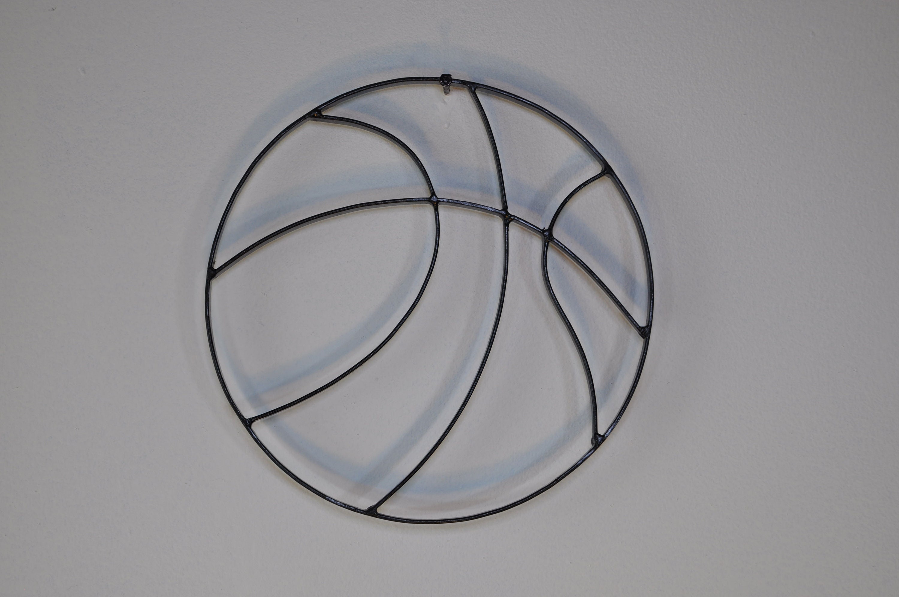 Basketball Ball Metal Wall Décor and Wall Sculpture - Etsy