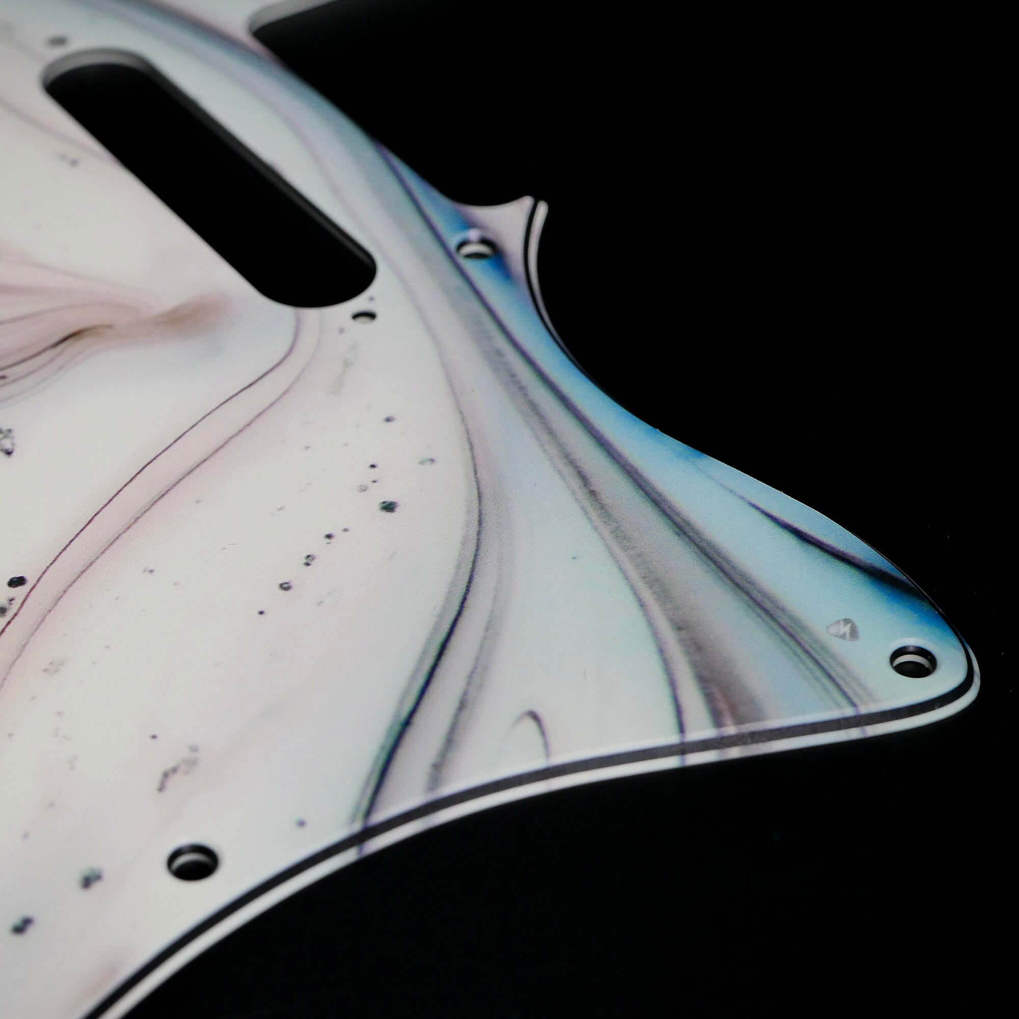 Fender '69 Tele Thinline Pickguard Marble 1 Custom - Etsy