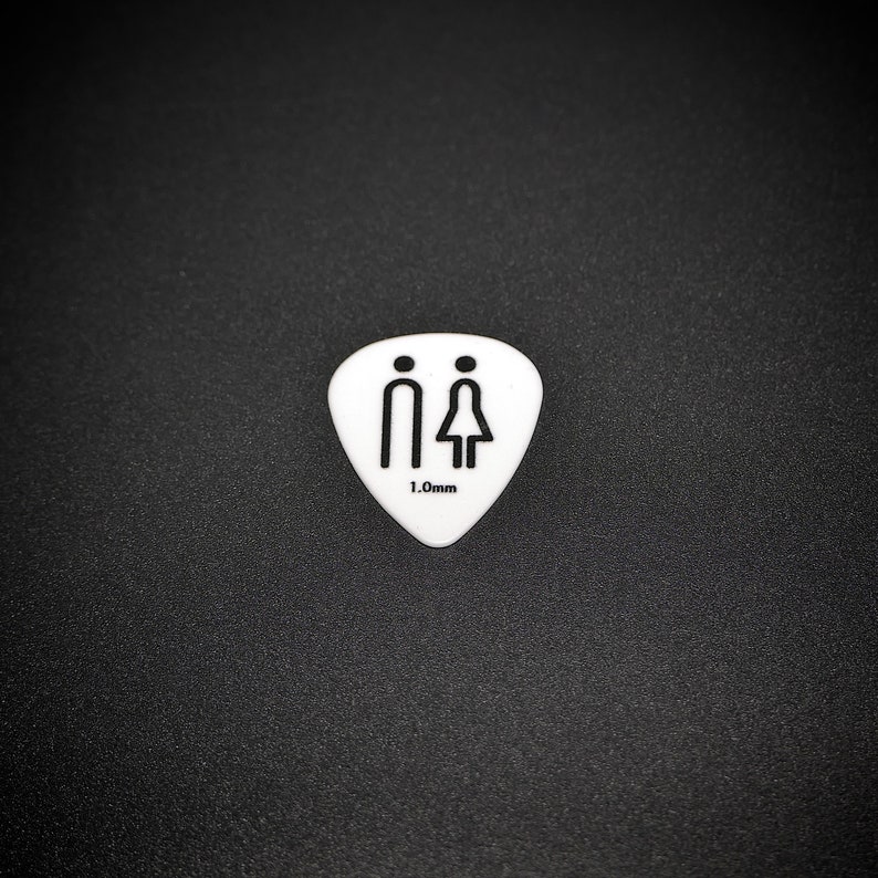 Custom Picks TORTEX White Standard Shape Double Sided - Etsy