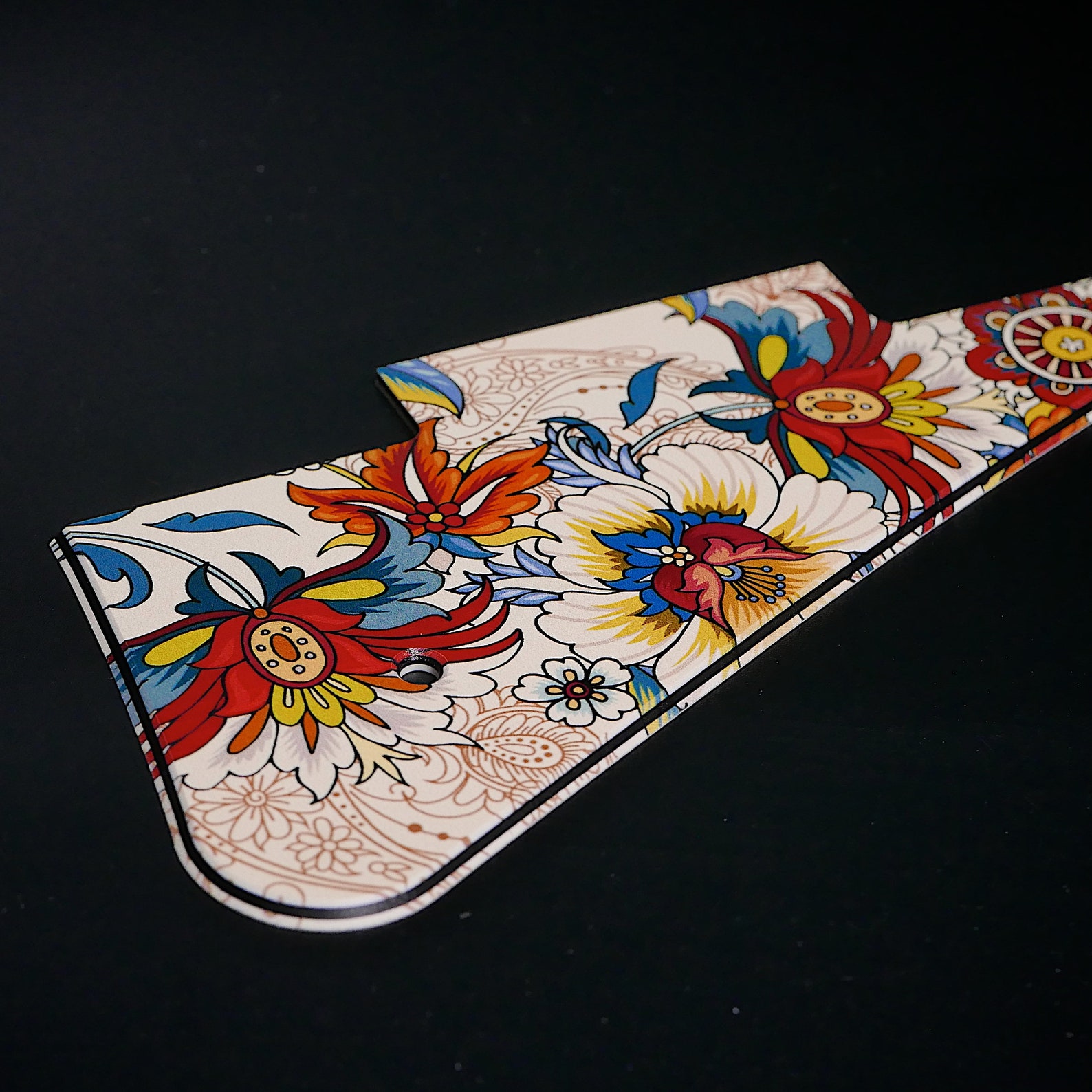 Gibson Les Paul Pickguard / Folk Flowers / Custom Pickguard / - Etsy UK