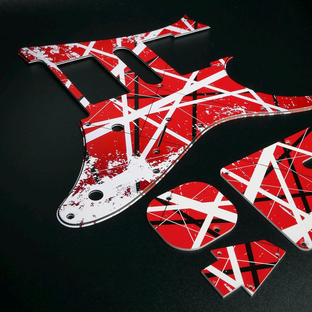 Ibanez Jem Jr. Full Set • Vintage Line Art #1 • Custom Pickguard ...