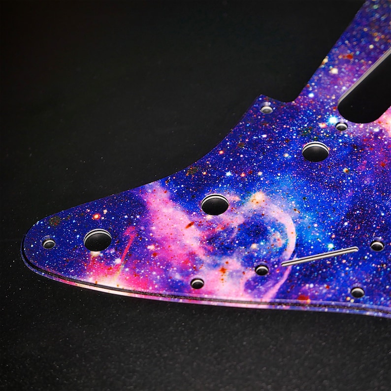 Fender Strat Pickguard Universe Custom Pickguard Graphic - Etsy