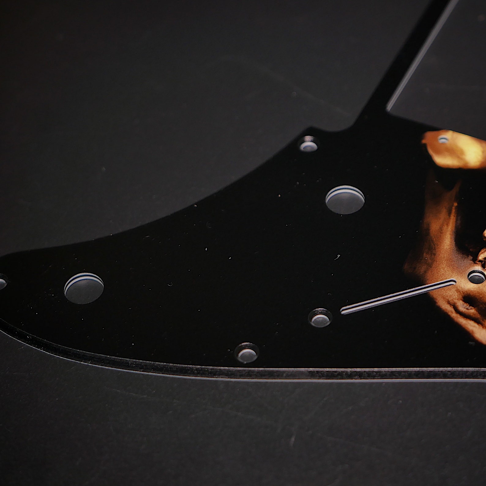 Ibanez Pickguard / Gold Human Skull / RG Series / Jem Series / | Etsy